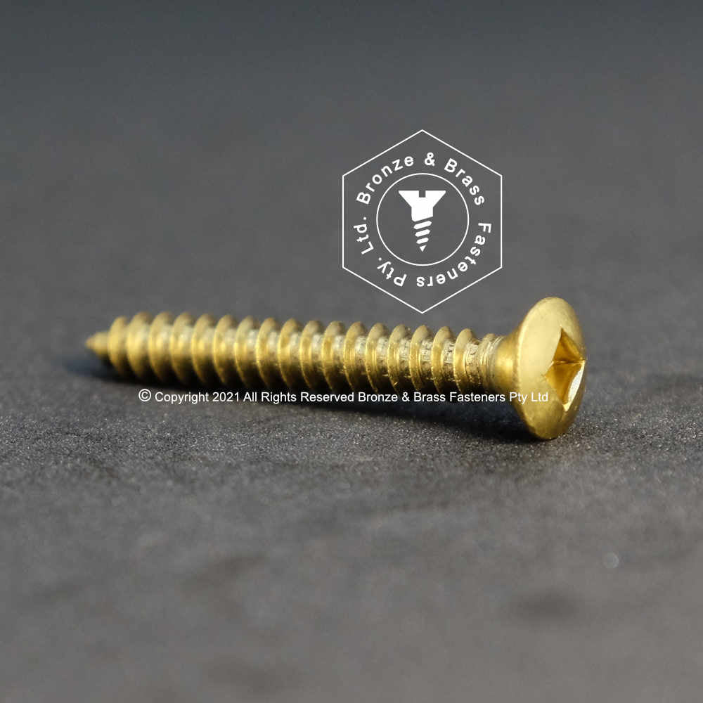 Square Drive Oval – Bronze and Brass Fasteners Pty Ltd