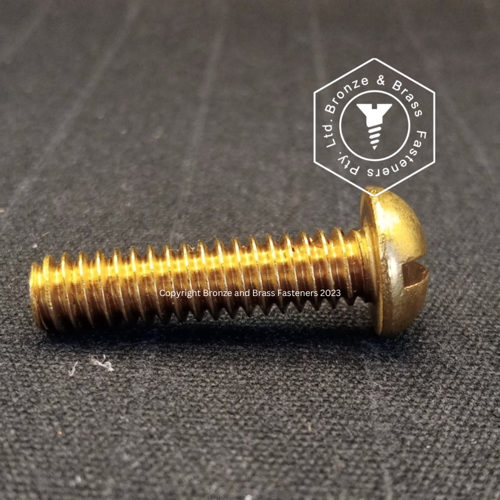 Slot Round – Bronze and Brass Fasteners Pty Ltd