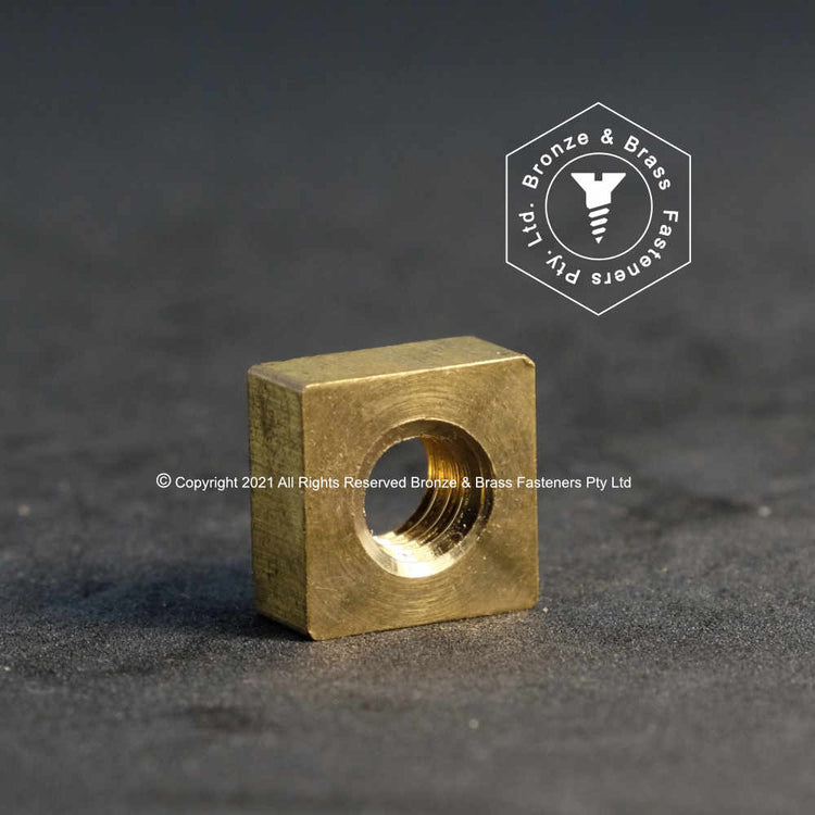 Solid Brass Nuts – Bronze and Brass Fasteners Pty Ltd