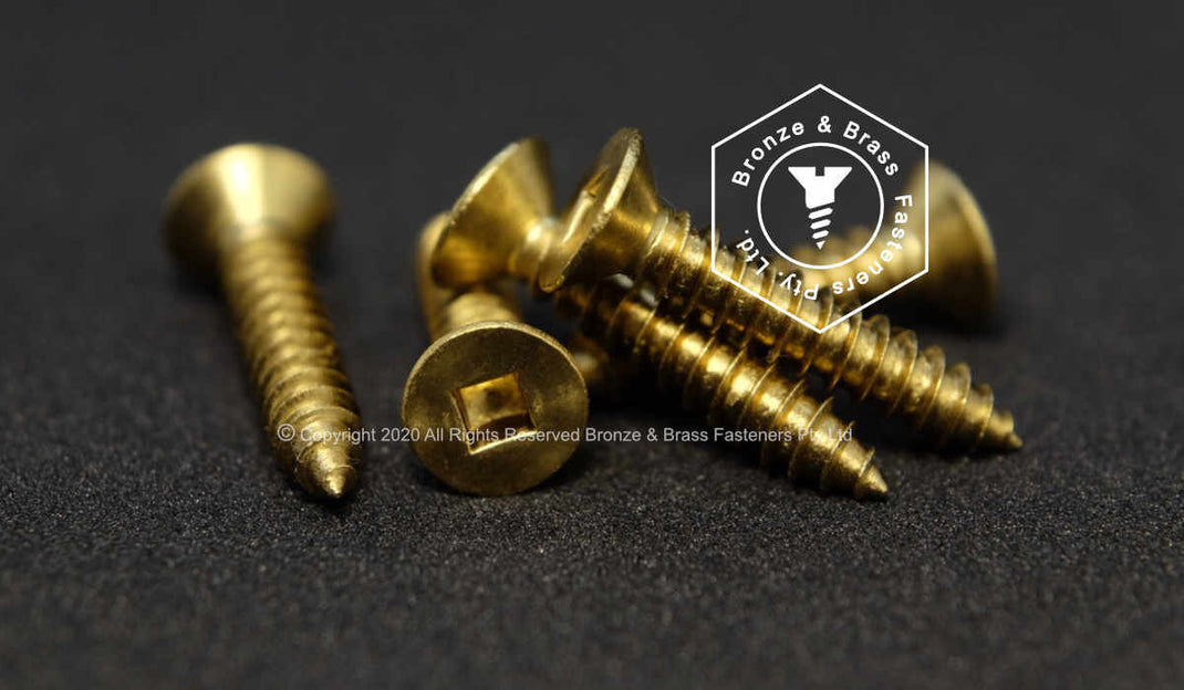 Solid Brass Woodscrew - Needlepoint Fine – Bronze and Brass Fasteners ...