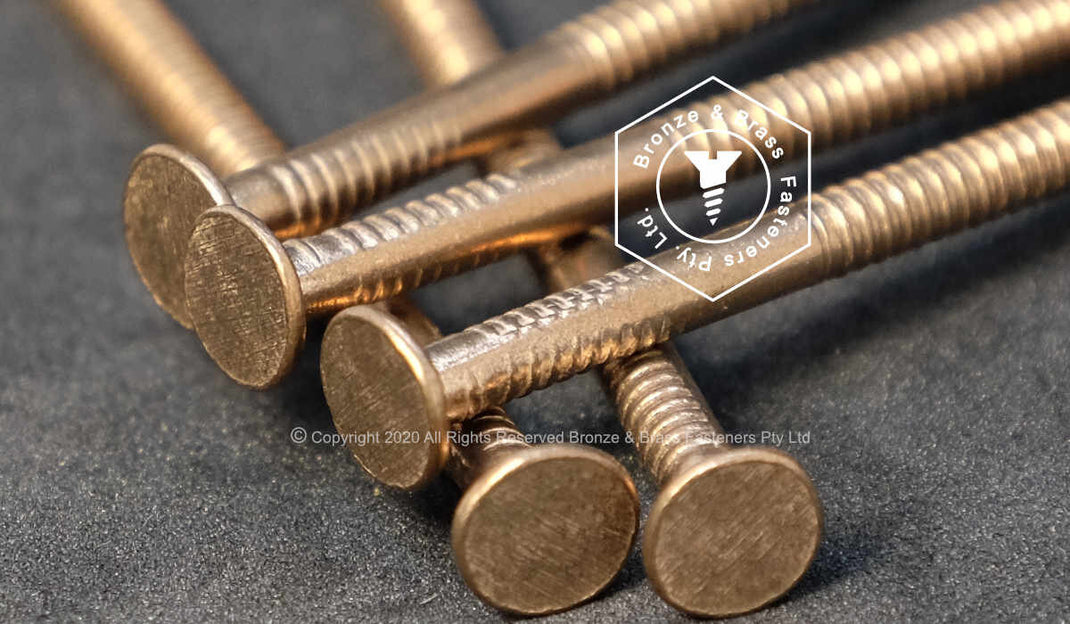 Brass Nails, Silicon Bronze Nails, Copper Nails, Slate Nails – Bronze ...