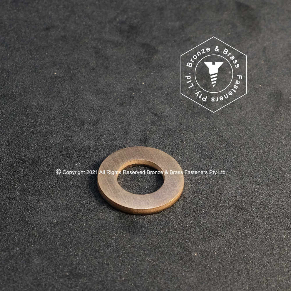 3915 - 137105 - Silicon Bronze Washer Flat Washer- M20 – Bronze and ...
